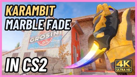 Cs2 Karambit Marble Fade Cs2 Knife In Game Showcase [4k] Youtube