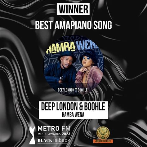 Double Metro Fm Music Award Winning Deep London Will Forever Be