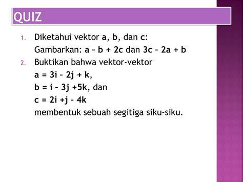 Persamaan Vektor Dari Bidang