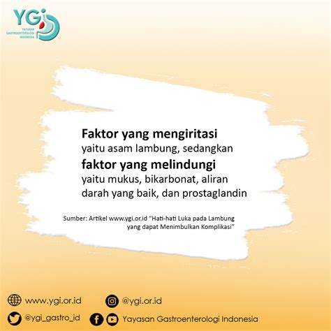 Peptic Ulcer Facts Yayasan Gastroenterologi Indonesia