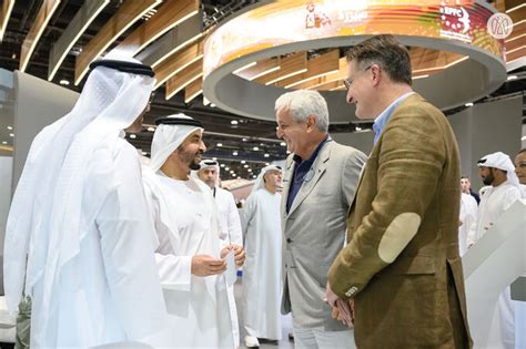 Hamdan Bin Zayed Visits 20th Abu Dhabi International Hunting And