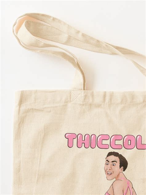 Thiccolas Cage Dummy Thicc Nicolas Cage Meme Tote Bag For Sale By