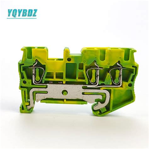 Ground Wire Protection Terminal Block St Twin PE Yellow Green Spring Terminal Terminal