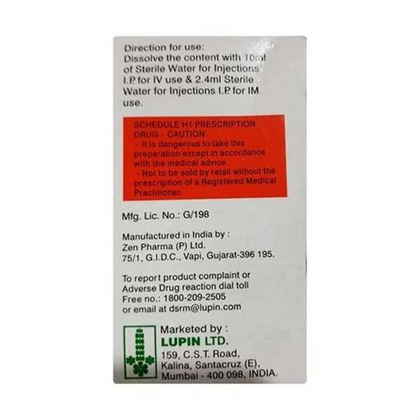 Magnova 1gm Inj 10 Ml At Best Price In Gurugram Id 2850457032088