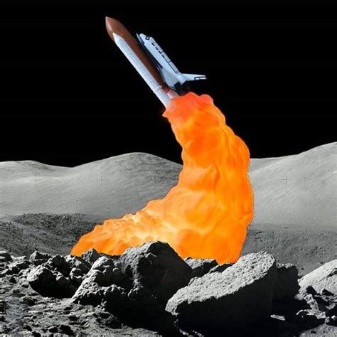 Rocket Lamp Uk Science Ts