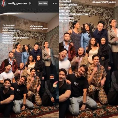 Melly Goeslaw Ajak Reuni Bbb Raffi Ahmad Unggah Foto Personil Lengkap
