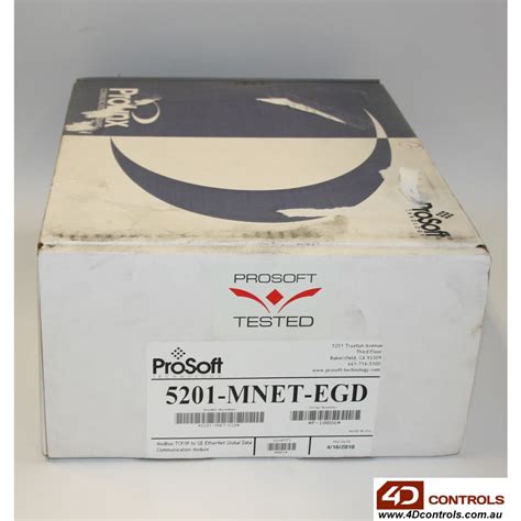 Prosoft 5201 Mnet Egd Ethernet Comms Module