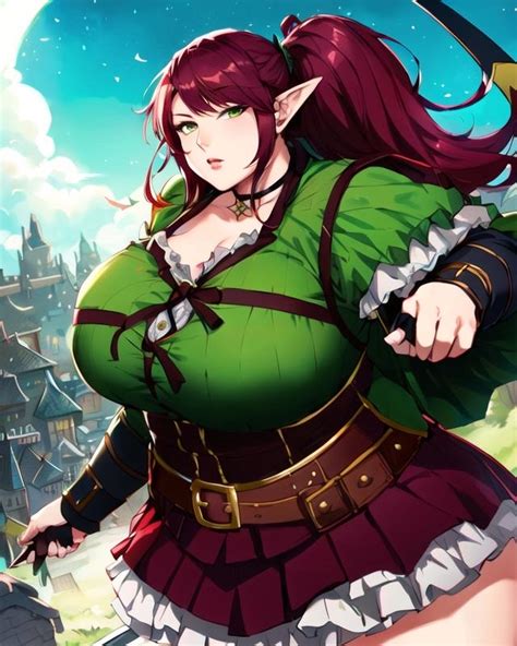 One Thicc Elf By Bigstuff111 On Deviantart