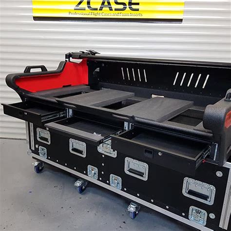 Flip Ready Easy Retracting Hydraulic Lift Case For Yamaha Pm7 10 Rivage Console By Zcase