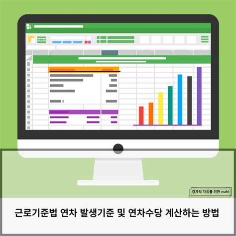 근로기준법 연차 발생기준 및 연차수당 계산하는 방법 네이버 블로그