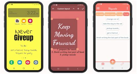 esta app permite crear notas y lista de tareas en el fondo de pantalla