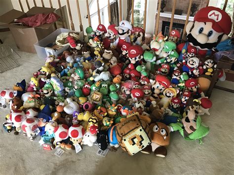 My Entire Mario Plush Collection From May Of 2017 Its Not Too Much