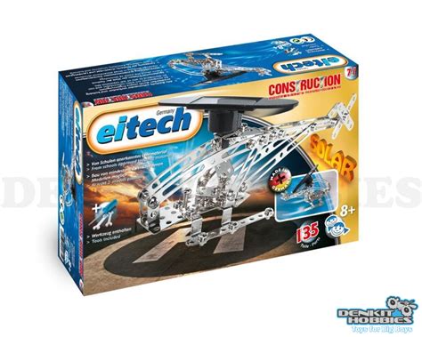 SOLAR POWERED HELICOPTER 135 PARTS METAL CONSTRUCTION SET EITECH