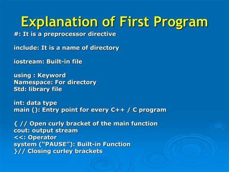 C Programming Language Lecture 1 3ppt Programming Languages