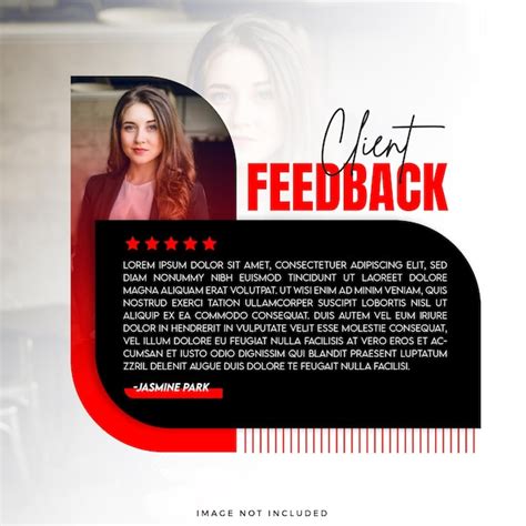 Premium Vector Client Testimonials Social Media Post Banner Design