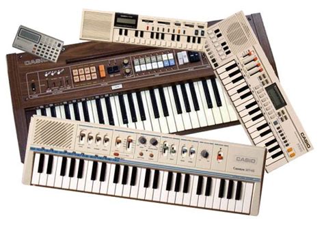 History Of Casio Keyboards Part I 1980 1983 Synthesizer Keyboards Music Keyboard