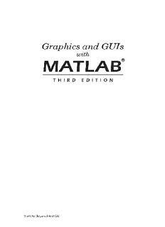 Graphics GUIs With Matlab PDF