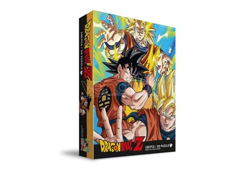 Dragon Ball Z Goku Saiyan 3d 100 Pezzi Puzz Puzzle Sd Toys Vendiloshop