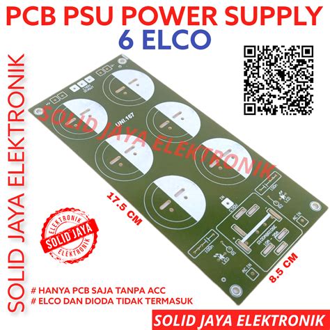 PCB PSU 6 ELCO CAPASITOR KAPASITOR ELKO 6ELCO 6ELKO POWER SUPLY