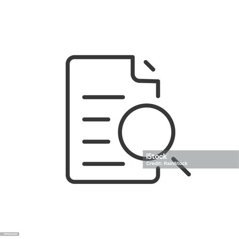 클립 보드및 돋보기의 체크 리스트와 검색 개념의 벡터 그림 흰색 배경에 격리된 스톡 벡터 그림입니다 0명에 대한 스톡 벡터 아트 및 기타 이미지 Istock