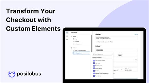 Checkout Blocks ‑ Pasilobus Intuitive And Simple Design Blocks For Checkout Customization