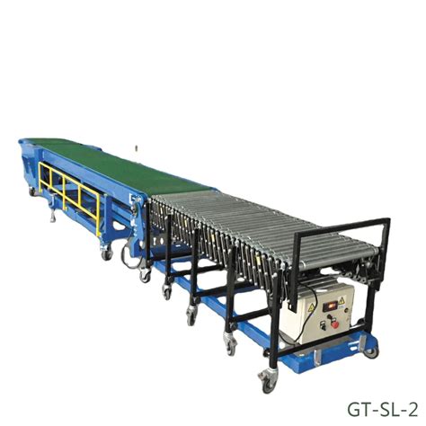 Incline Industrial Adjustable Belt Conveyor Container Loading Ramp Used China Conveyor And