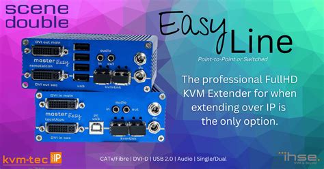 Kvm Tec Easyline Kvmoverip Extenders From Scene Double Uk