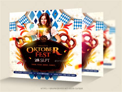 Oktoberfest Party Flyer Template Print Templates Graphicriver