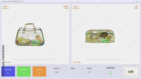 modern x ray visual check inspection software alerts security of