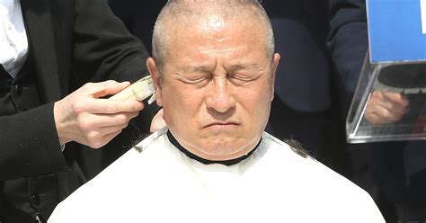 후쿠시마 오염수 방류 저지 삭발 나선 윤재갑 의원