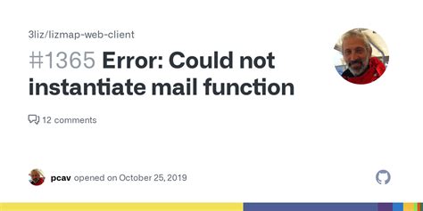Error Could Not Instantiate Mail Function Issue 1365 3liz Lizmap