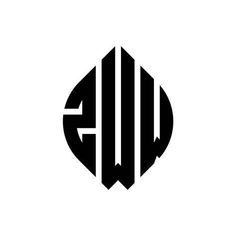Diseño De Logotipo De Letra De Círculo Zww Con Forma De Círculo Y