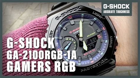 Unboxing The New G-Shock GA-2100RGB-1AER - YouTube
