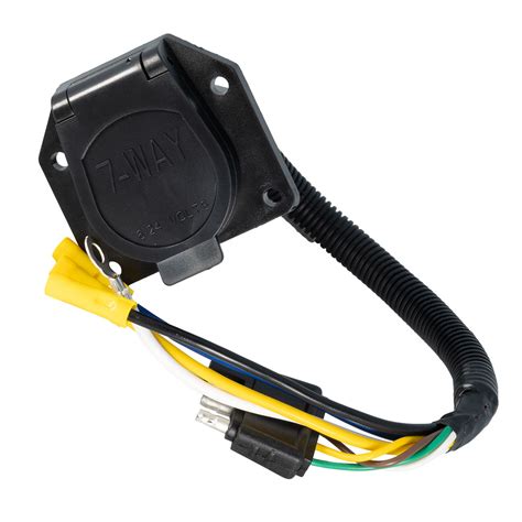 Dynaline7 Way Socket And 4 Way Plug Set Vehicle Side