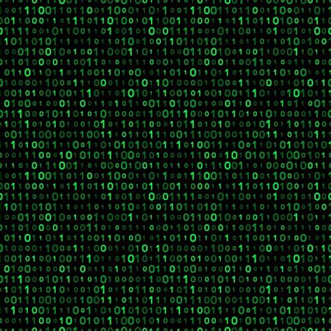 Hacker On Binary Code Background Royalty Free Vector Image