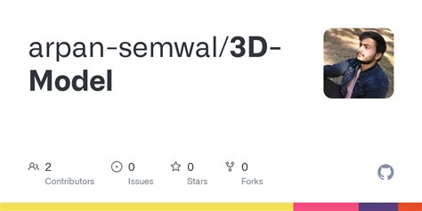 Github Arpan Semwal3d Model