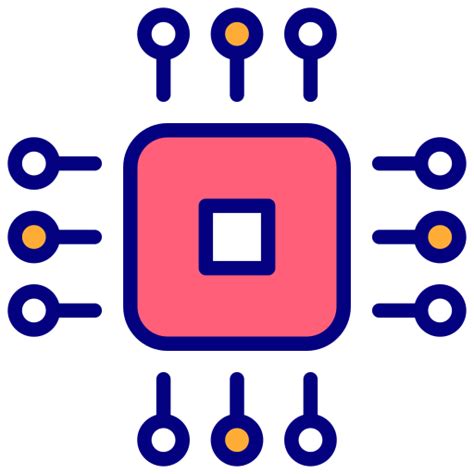 Microchip Generic Outline Color Icon