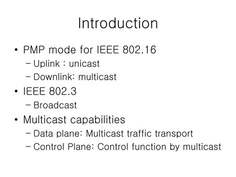 Ppt Multicast Transport On Ieee 80216 Networks Powerpoint Presentation Id6102529