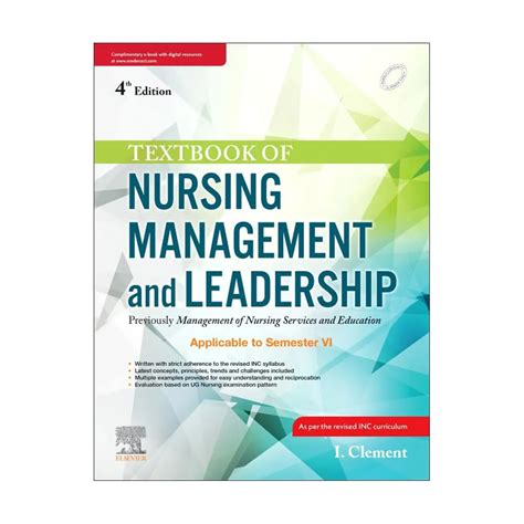 Buy Textbook Of Nursing Management And Leadership Medtree