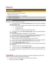 Cisco Cisco Task Summary Actions You Were Required To Perform Remove The Shutdown From