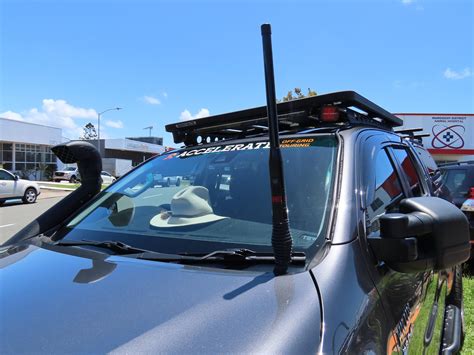 Gmf 4x4 Toyota Hilux N80 2015 Bonnet Aerial Uhf Antenna Bracket Bb 00