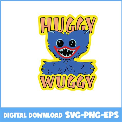 Huggy Wuggy Funny Svg Heart Svg Huggy Wuggy Svg Horror Sv Inspire Uplift