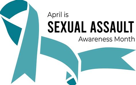 Sexual Assault Awareness Month Concept Banner Vector Image