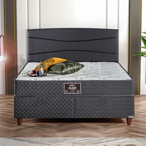 Тапицирано боксспринг легло Ализе с матрак 160x200