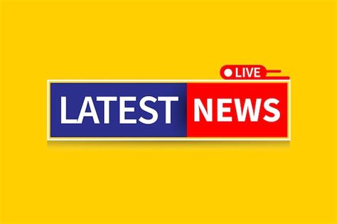 Premium Vector Live Breaking News Vector Element