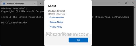 Check Windows Terminal Version In Windows 11 Windows 11 Forum