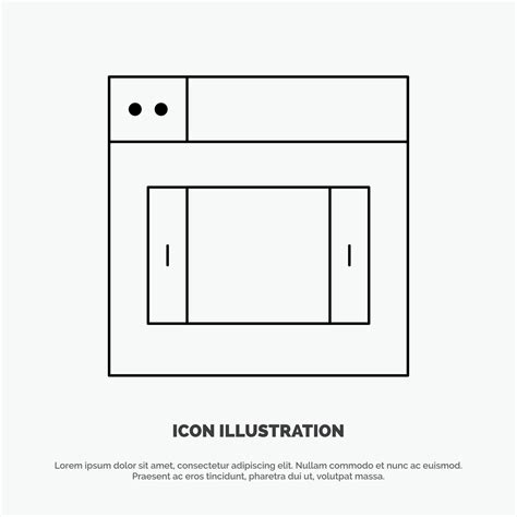 Web Design Mobile Line Icon Vector 15801152 Vector Art At Vecteezy