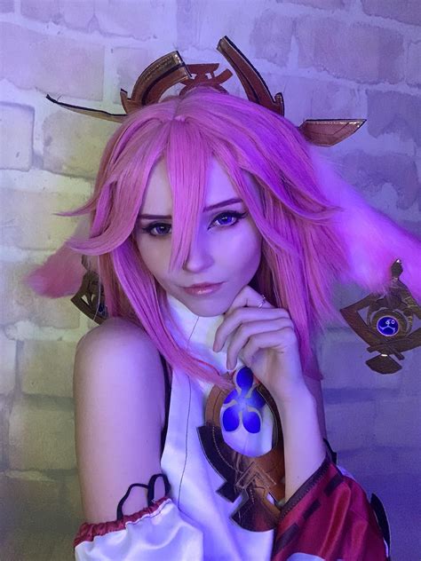 My Yae Miko Cosplay🌸🦊 Instacarscosplay Rgenshinimpact