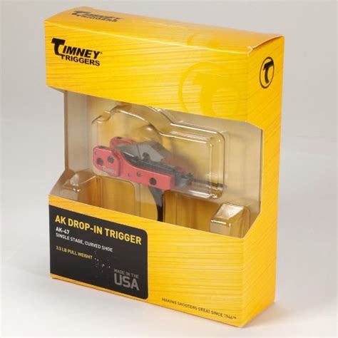 RTG Parts Timney Triggers, AK47 Drop In Trigger, Single Stage, Curved AK Trigger, Timney AK ...