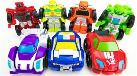 New Transformers Rescue Bots Flip Racers Race Team Episode With Optimus